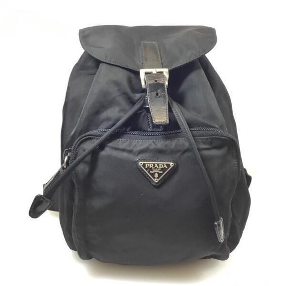 Prada | Bags | Prada Nylon Mini Backpack Black | Poshmark